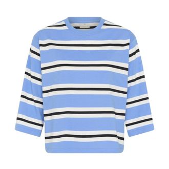 Kaffe KAwinny T-shirt - - Tops - Damen - Blau - M