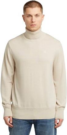 G-Star Premium Core Turtle Knit Sweat-Shirt, Blanc (Whitebait D27706-b692-1603), L Homme