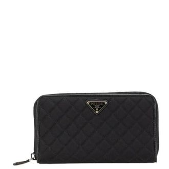 Prada Pre-owned Vintage Nylon Wallet - - Pre-owned - Damen - Schwarzk - ONE SIZE