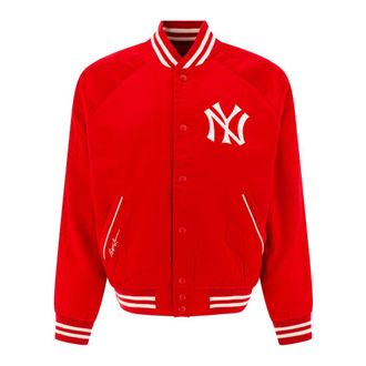 Polo Ralph Lauren Homme, Vestes, Rouge, Taille: L Yankees Satin Jacket