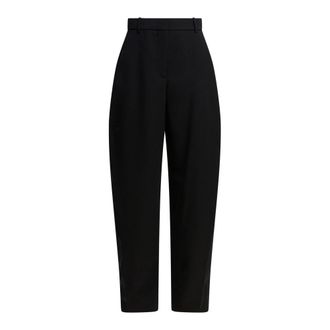 Givenchy Schwarze Cocoon Wollhose - - Trousers - Damen - Schwarzk - S