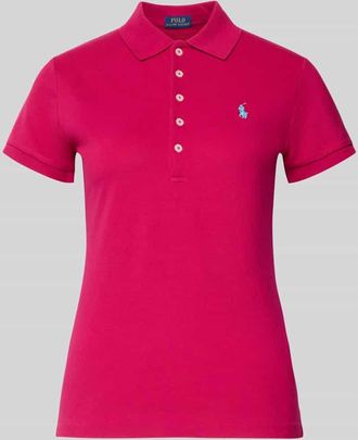 Polo Ralph Lauren Slim Fit Poloshirt aus Baumwoll-Mix