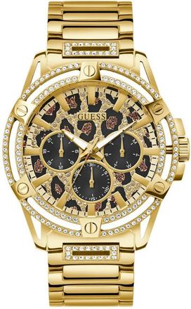Guess Uhren - Quarz Analog Uhr King - Gr. unisize - in Gold - für Damen