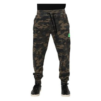 Dolce & Gabbana Camouflage Baumwoll-Jogginghose - - Trousers - Herren - Mehrfarbig - XL