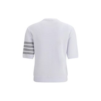 Thom Browne Womens White Cotton Sportswear Clothing
