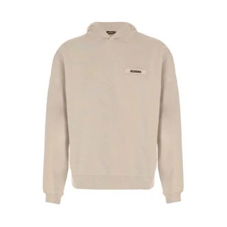 Jacquemus Le Hoodie gros-grain - - Sweatshirts & Hoodies - Herren - Beige - M
