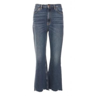 3x1 High-Waisted Wide Jeans f&uuml;r Frauen - - Jeans - Damen - Blau - W24