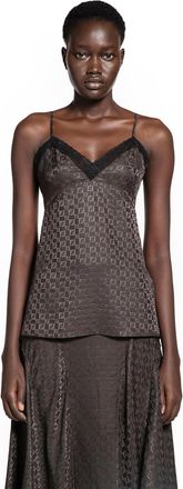 Fendi FF Silk Slip Top