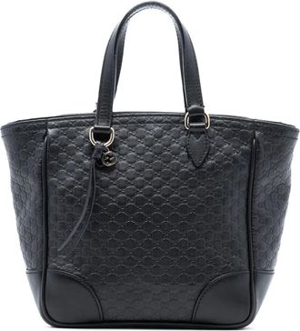 Gucci Hobo Bags - Small Microguccissima Bree Satchel - Gr. unisize - in Schwarz - f&uuml;r Damen