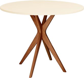 RAGABA JUBI Runder Esstisch 80cm Eiche Ivory