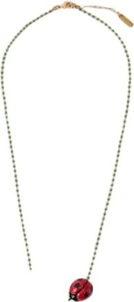 Malababa Femme, Accessoires, Vert, Taille: ONE Size Collier Court &agrave; Perles