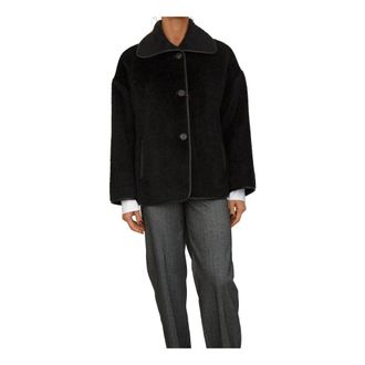 Max Mara Giaccone - - Jackets - Damen - Schwarzk - XS
