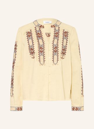 BA&SH Ba&Sh Bluse Faustina Mit Spitze beige