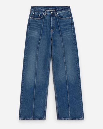 Arket CORAL Wide Jeans -Blau