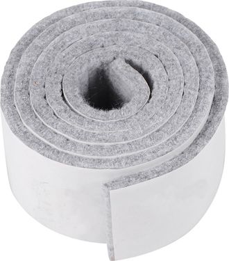 Soimiss Selbstklebende Filzstreifen Möbelpolster Graue Filzgleiter Schneidbar Stuhlbeinschoner Bodenschutz Kratzschutz für Holz Metall Fliesen Möbel