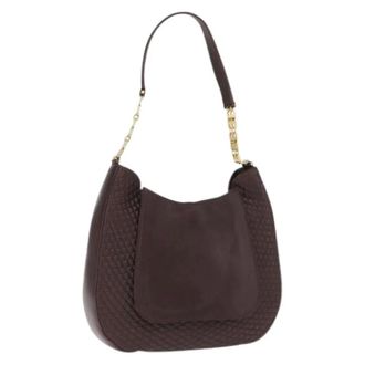 Bally Sac bandouli&egrave;re en cuir Pre-owned - Femme - Pre-owned - Brun - Taille: ONE Size