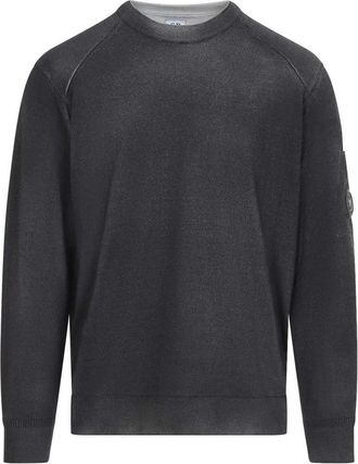 C.P. Company C. P. Company Pull Col Rond - Gris