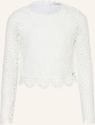 Guess Blusenshirt Aus Spitze weiss