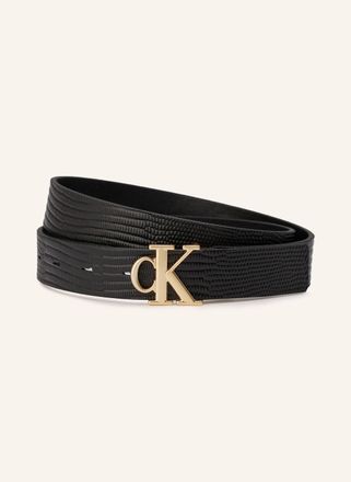 Calvin Klein Lederg&uuml;rtel Zum Wenden schwarz