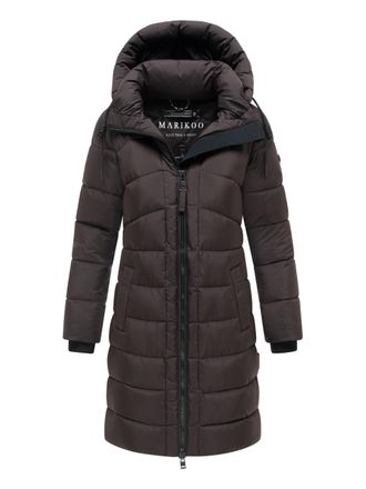 Marikoo Wintermantel Kaltn&auml;schen mit abnehmbarer Kapuze - Braun