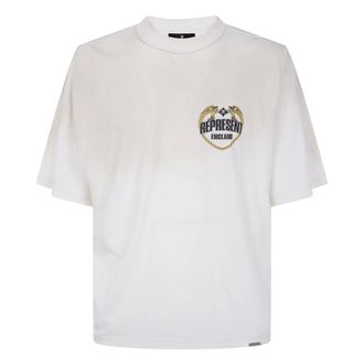Represent Represent - T-shirt Graphique Bordure Ange - Homme - Tops - Beige - Taille: L
