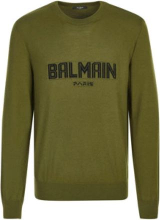 Balmain Gr&uuml;ner Herren Pullover & Strickjacke - - Knitwear - Herren - Gr&uuml;n - L
