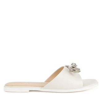 Eva Minge Pantoletten Eva Minge AVA-V903L-2-1 Weiß