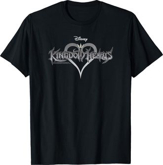 Disney Kingdom Hearts Silver Logo T-Shirt