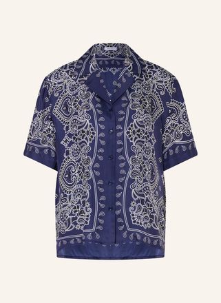 Darling Harbour Darling Harbour Bluse Mit Seide blau