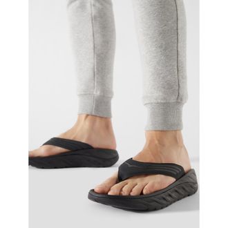 Hoka One One Zehentrenner Hoka Ora Recovery Flip 1099675 Schwarz
