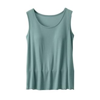 Generic Débardeur sans manches pour femme - Grande taille - Décontracté - Bretelles de poitrine - Bas de yoga - Tenue dentraînement, vert menthe, XXL