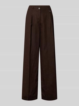 M.A.C Leinenhose mit Label-Detail Modell Britt