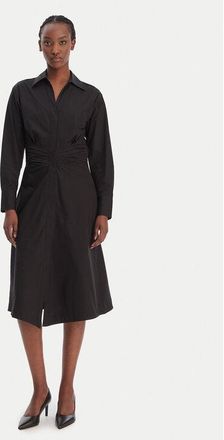 HUGO BOSS Hemdkleid Drepill 50553673 Schwarz Regular Fit