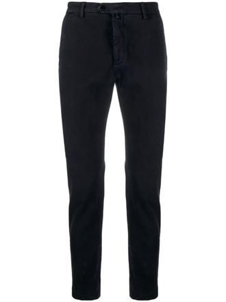 BRIGLIA 1949 pantalon slim &agrave; taille mi-haute - Bleu