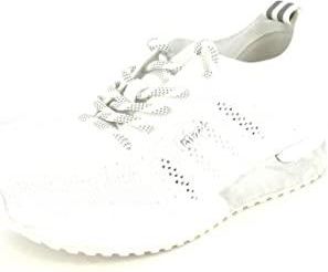 La Strada Chaussures &agrave; lacets pour femme, baskets sportives, blanches, loisirs, Tricot blanc, 41 EU