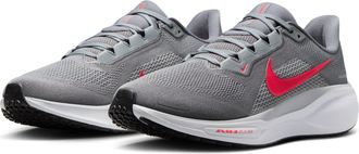 Nike Laufschuh NIKE AIR ZOOM PEGASUS 41, Herren, Gr. 44,5, cool grau, bright crimson, wolf grau, Textil, Schuhe Laufschuh, Topseller