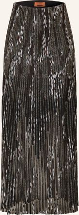 Missoni Strickrock Mit Glitzergarn schwarz