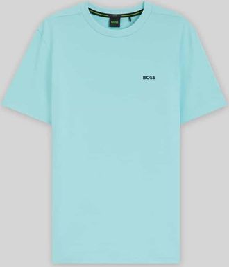 HUGO BOSS Regular Fit T-Shirt aus Baumwoll-Mix