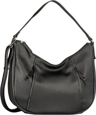 Tom Tailor Beca Hobo Bag Sac à bandoulière pour femme Taille M, Noir, m
