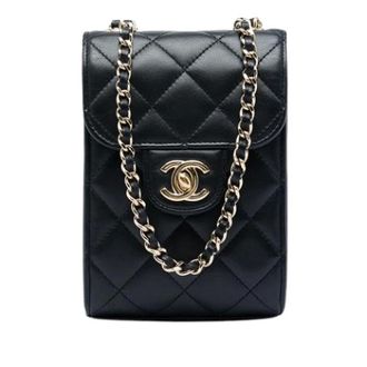 Chanel Sac bandouli&egrave;re vintage Chanel doccasion - Femme - Pre-owned - Noir - Taille: ONE Size