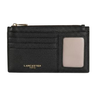 Lancaster Femme, Accessoires, Noir, Taille: ONE Size Zipped Cardholder Dune 129-32