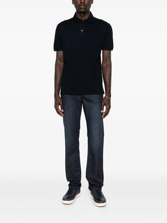 Emporio Armani Cotton Polo - Black
