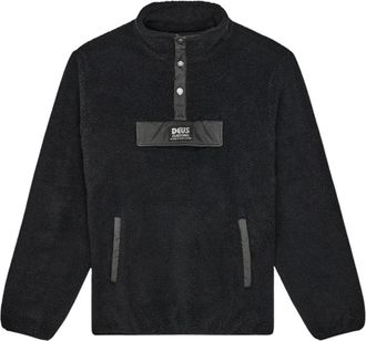 Deus Homme, Vestes, Noir, Taille: L Discovery Sherpa Fleece Sweat &agrave; capuche