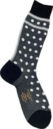Antipast chaussettes &agrave; pois - Gris