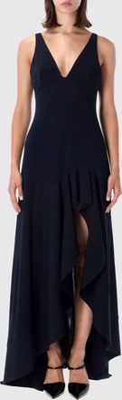 Stella McCartney Robe de soir&eacute;e longue asym&eacute;trique &agrave; &eacute;paules d&eacute;nud&eacute;es avec fente