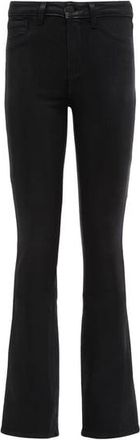 L'agence Jean bootcut en coton m&eacute;lang&eacute;