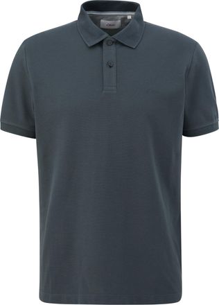 s.Oliver Herren Poloshirt in großen Größen - aus Baumwollpiqué mit Stickerei