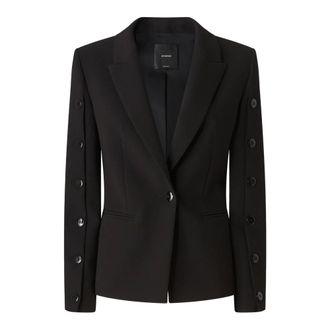 Pinko Taillierter- einreihiger Blazer - - Jackets - Damen - Schwarzk - L