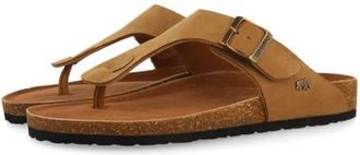 Gioseppo SANDALES EN CUIR DE COULEUR MARRON STYLE GREC AVEC SEMELLE BIO POUR HOMME RUSKIN