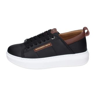 Alexander Smith Homme, Chaussures, Noir, Taille: 43 EU Baskets Homme en Similicuir
